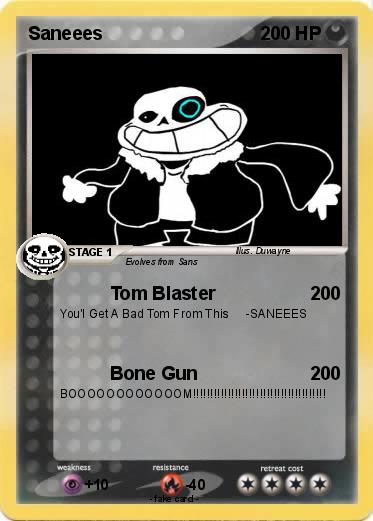 Pokémon Saneees - Tom Blaster - My Pokemon Card