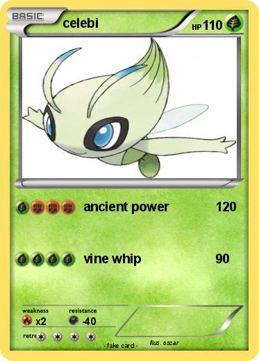 Pokémon celebi 1670 1670 - ancient power - My Pokemon Card