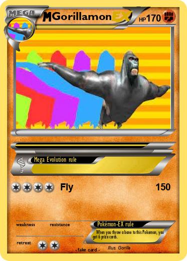 Pokémon Gorillamon - Fly - My Pokemon Card
