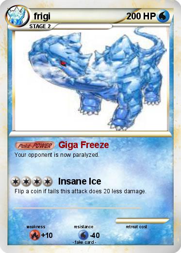 Pokémon frigi 14 14 - Giga Freeze - My Pokemon Card