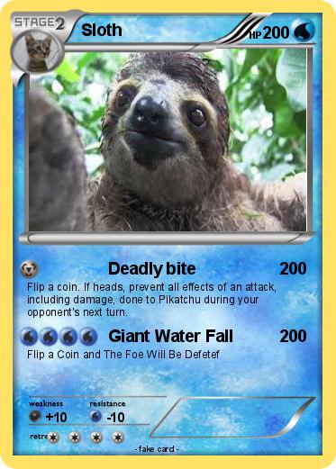 Pokémon Sloth 132 132 - Deadly bite - My Pokemon Card