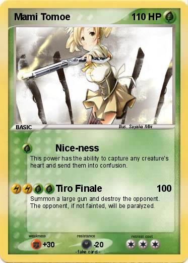 Pokémon Mami Tomoe 5 5 - Nice-ness - My Pokemon Card