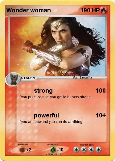 Pokémon Wonder woman 85 85 - strong - My Pokemon Card