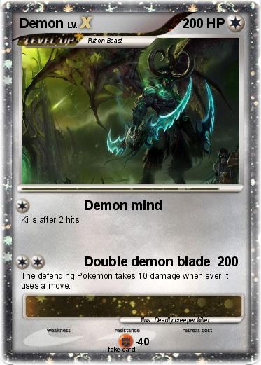 Pokémon Demon 1401 1401 - Demon mind - My Pokemon Card