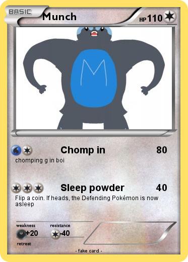 Pokémon Munch 31 31 - Chomp in - My Pokemon Card