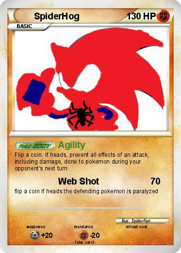 Pokémon SpiderHog 2 2 - Agility - My Pokemon Card