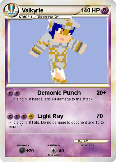 Pokémon Valkyrie 26 26 - Demonic Punch - My Pokemon Card
