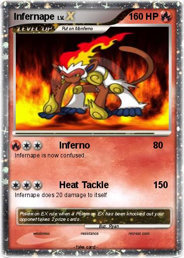 Pokémon Infernape 1242 1242 - Inferno - My Pokemon Card