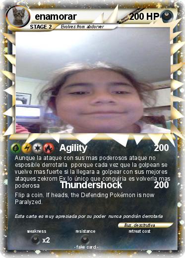 Pokémon Ashley 274 274 - Agility - My Pokemon Card