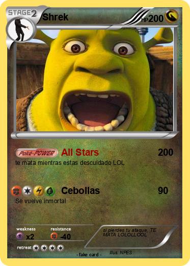 Pokémon Shrek 2513 2513 - All Stars - Mi carta pokémon