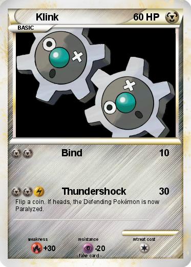 Pokémon Klink 49 49 - Bind - My Pokemon Card