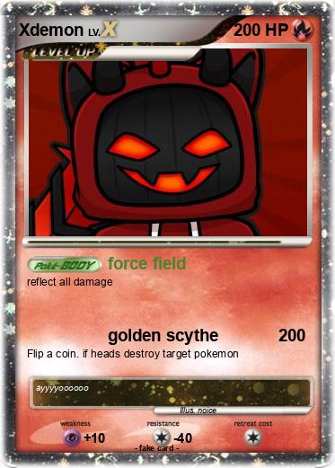 Pokémon Xdemon 1 1 - force field - My Pokemon Card
