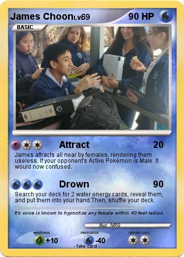 Pokémon James Choon - Attract - My Pokemon Card