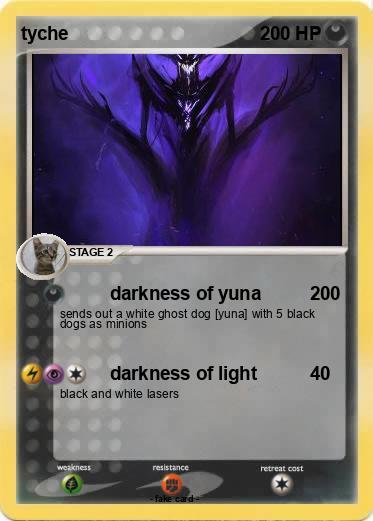 Pokémon tyche 1 1 - darkness of yuna - My Pokemon Card