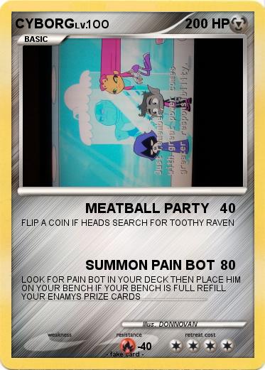 Pokémon CYBORG 326 326 - MEATBALL PARTY - My Pokemon Card