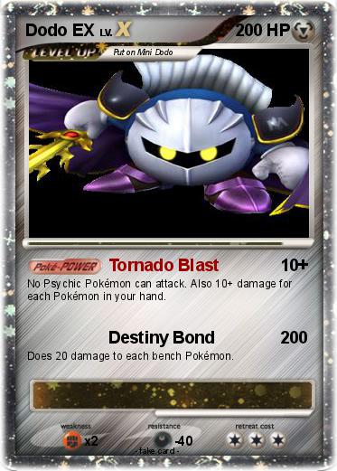 Pokémon Dodo EX 1 1 - Tornado Blast - My Pokemon Card