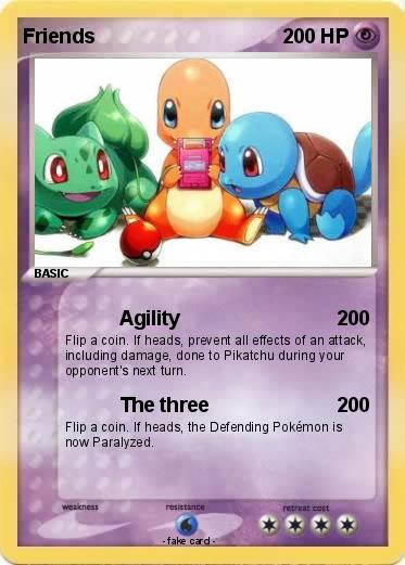 Pokémon Friends 225 225 - Agility - My Pokemon Card