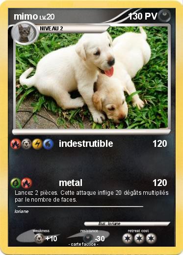 Pokémon mimo 10 10 - indestrutible - Ma carte Pokémon