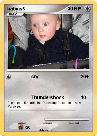 Pokémon baby 4999 4999 - cry - My Pokemon Card