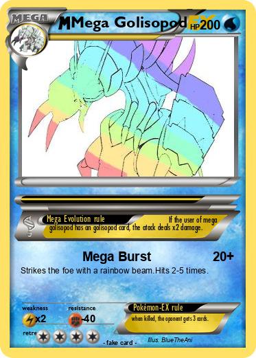 Pokémon Mega Golisopod - Mega Burst - My Pokemon Card