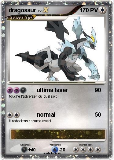 Pokémon dragosaur 2 2 - ultima laser - Ma carte Pokémon