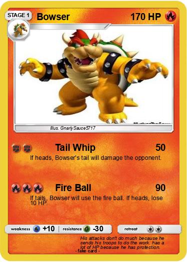 Pokémon Bowser 5712 5712 - Tail Whip - My Pokemon Card
