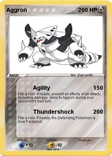 Pokémon Aggron 388 388 - Agility - My Pokemon Card