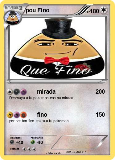 Pokémon pou Fino 4 4 - mirada - Mi carta pokémon
