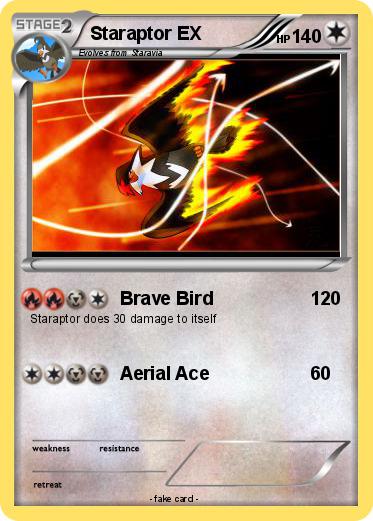 Pokémon Staraptor EX 4 4 - Brave Bird - My Pokemon Card