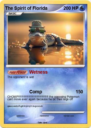 Pokémon The Spirit of Florida - Wetness - My Pokemon Card