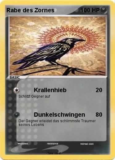 Pokémon Rabe des Zornes - Krallenhieb - My Pokemon Card