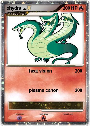 Pokémon xhydra - heat vision - My Pokemon Card