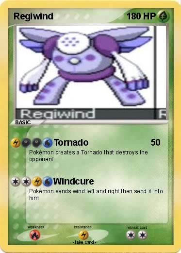 Pokémon Regiwind 3 3 - Tornado - My Pokemon Card