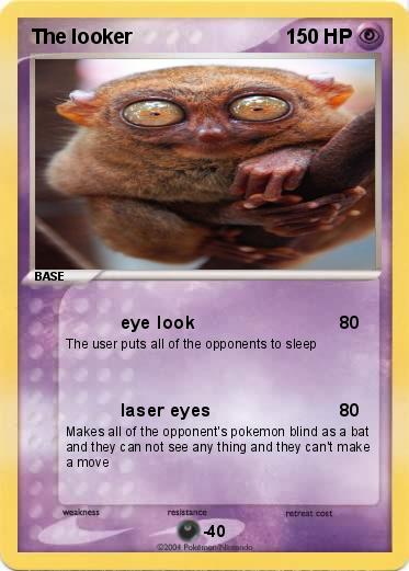 Pokémon The looker - eye look - My Pokemon Card