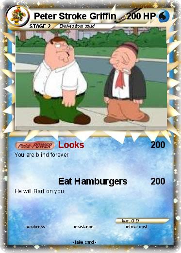 Pokémon Peter Stroke Griffin - Looks - My Pokemon Card
