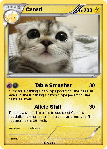 Pokémon Canari 3 3 - Table Smasher - My Pokemon Card