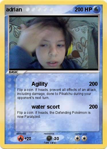 Pokémon adrian 327 327 - Agility - My Pokemon Card