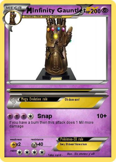 Pokémon Infinity Gauntlet 11 11 - Snap - My Pokemon Card