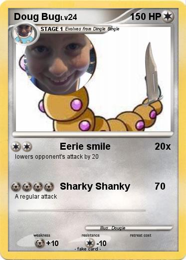 Pokémon Doug Bug - Eerie smile - My Pokemon Card