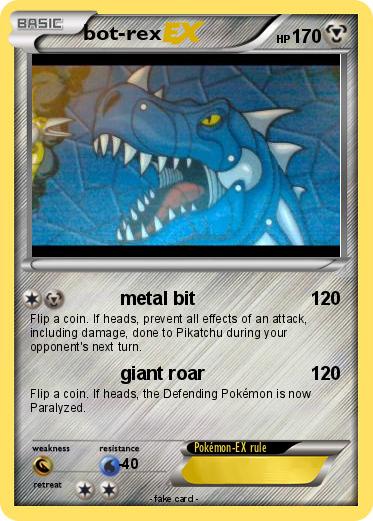 Pokémon bot rex - metal bit - My Pokemon Card