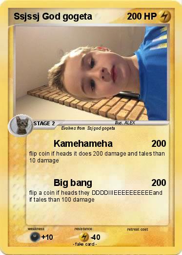 Pokémon Joe the destroyer - Kamehameha - My Pokemon Card