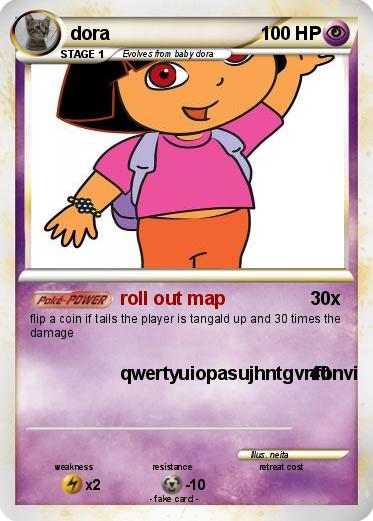 Pokémon dora 586 586 - roll out map - My Pokemon Card