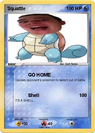 Pokémon Squattle - GO HOME - My Pokemon Card