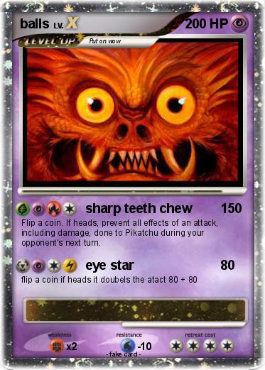 Pokémon balls 40 40 - sharp teeth chew - My Pokemon Card