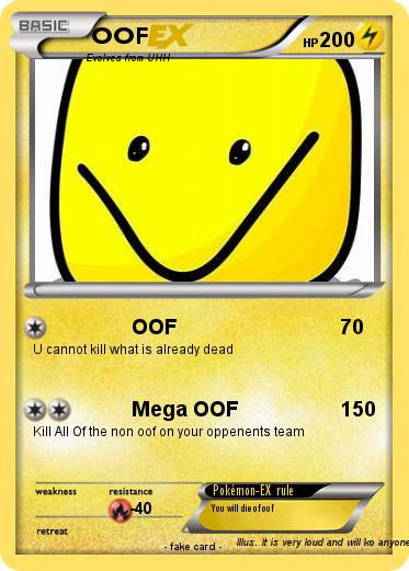 Pokémon OOF 48 48 - OOF - My Pokemon Card