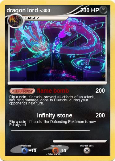 Pokémon dragon lord 86 86 - flame bomb - My Pokemon Card
