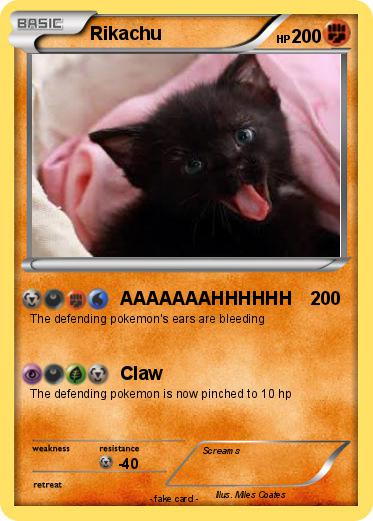 Pokémon Rikachu 31 31 - AAAAAAAHHHHHH - My Pokemon Card