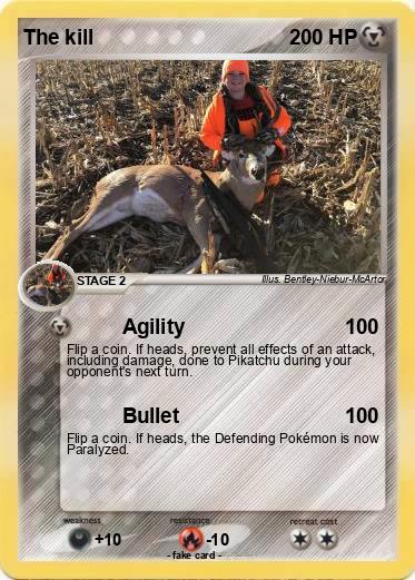 Pokémon The kill 11 11 - Agility - My Pokemon Card