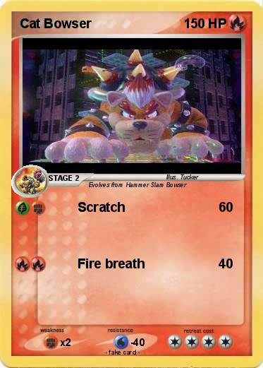 Pokémon Cat Bowser 7 7 - Scratch - My Pokemon Card