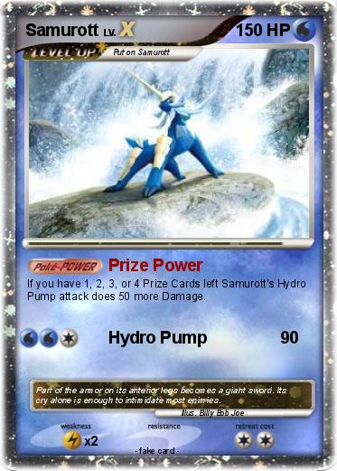 Pokémon Samurott 632 632 - Prize Power - My Pokemon Card